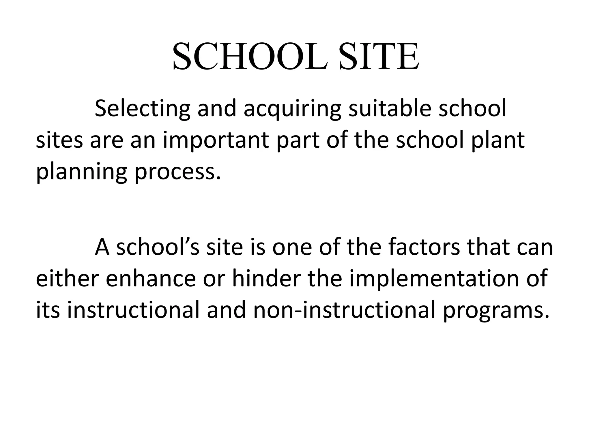 School site and Floor Plan | PPTX