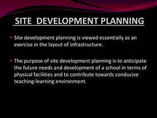 School Site Development | PPTX