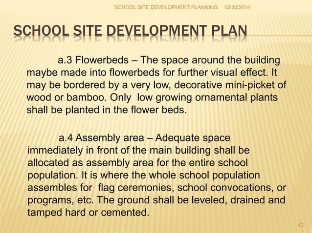 School site development plan.ppt