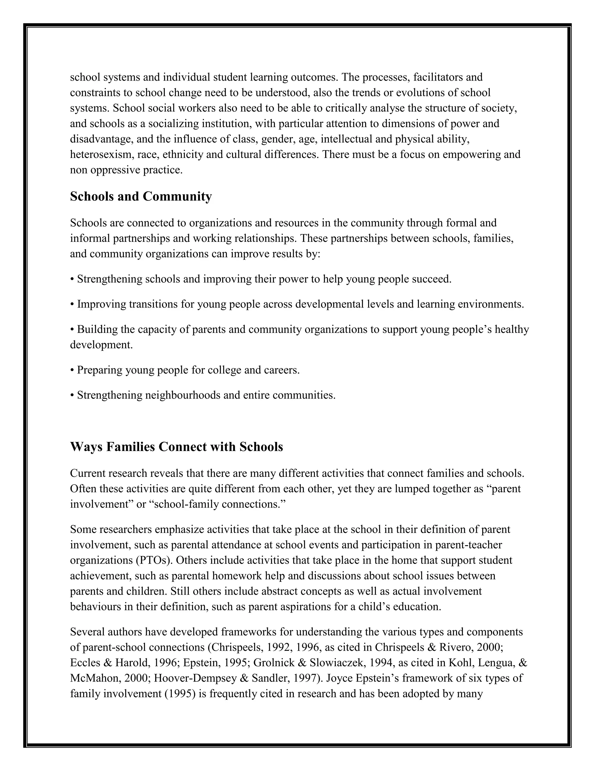 School social work practice | PPTX