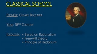 Schools of Criminology | PPTX