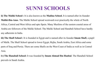 Schools of muslim law | PPTX