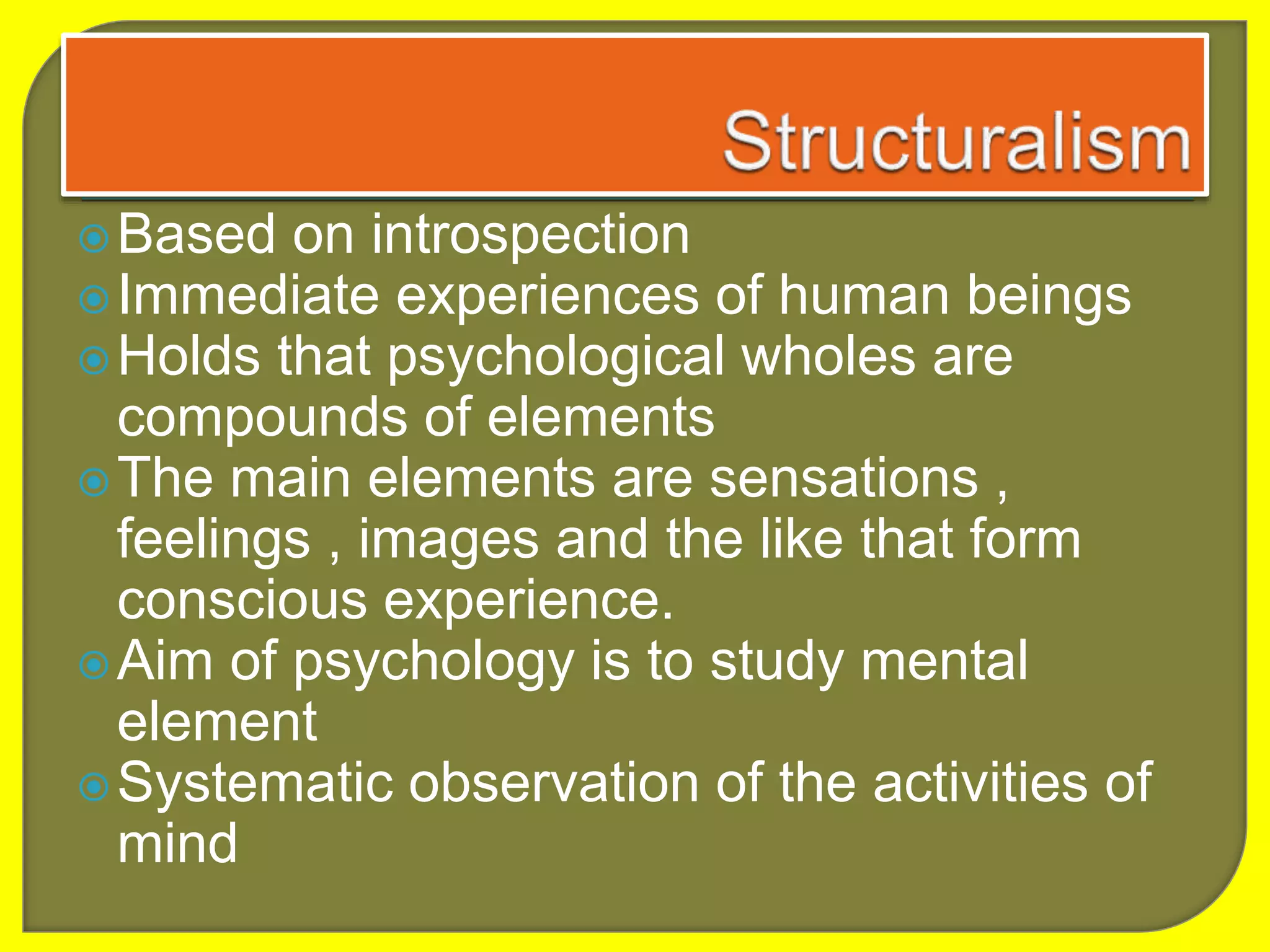 Schools of Psychology – Brief description of Behaviorism, Structuralism ...