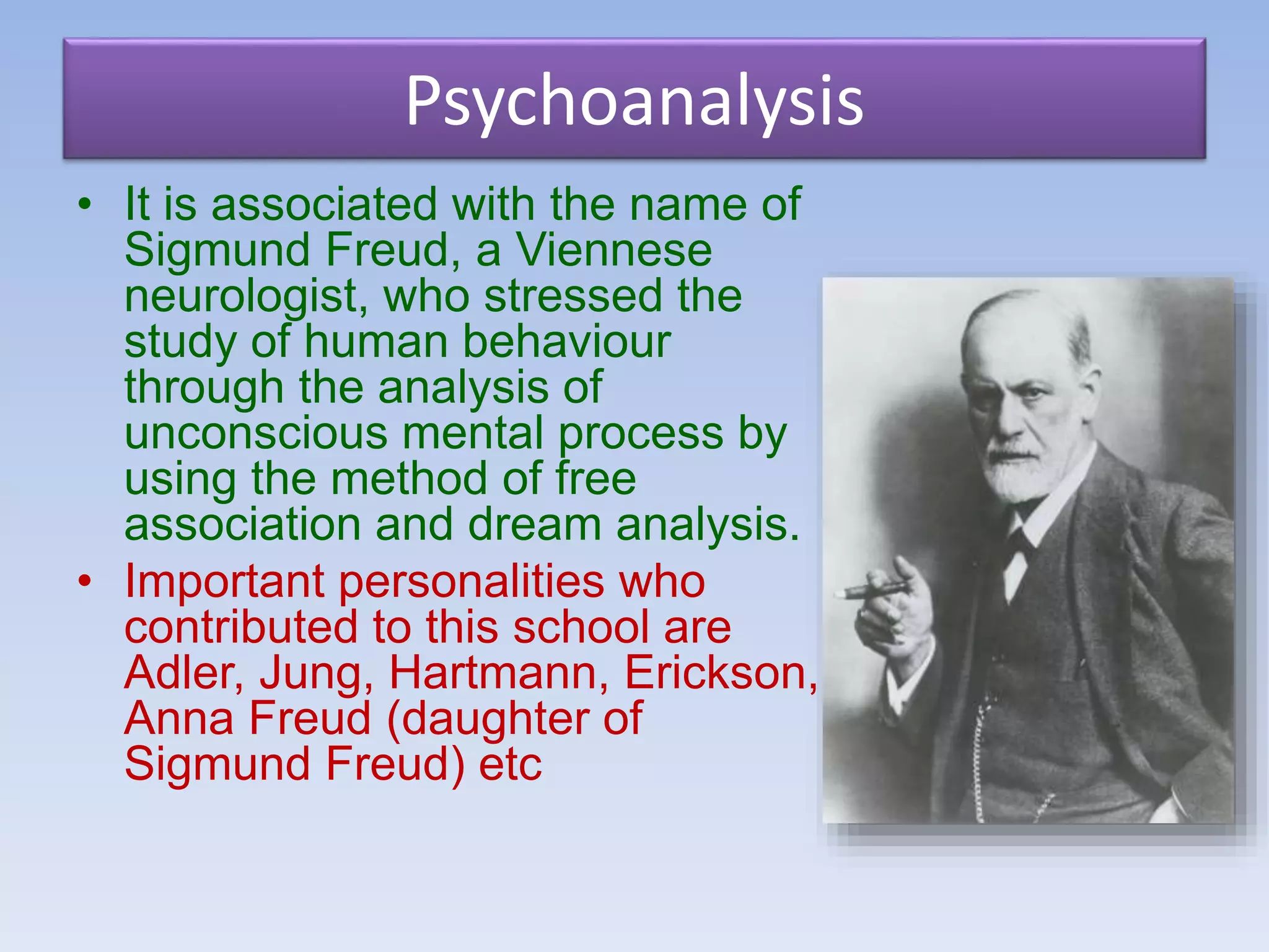 Schools of Psychology - Structuralism, Functionalism, Behaviorism, Gestalt Psychology and ...