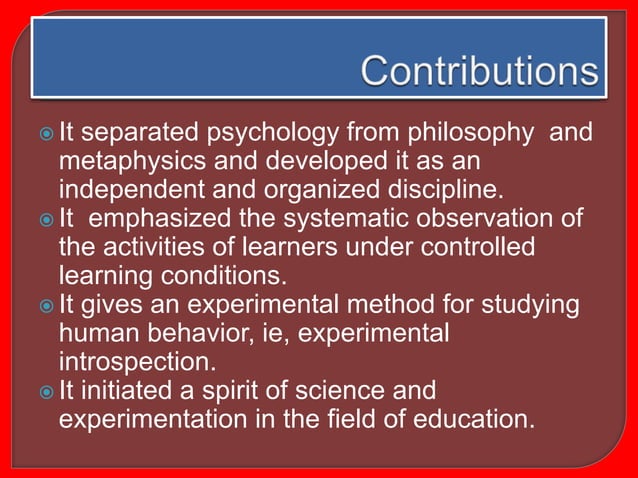 Schools of Psychology - Structuralism, Functionalism, Behaviorism ...