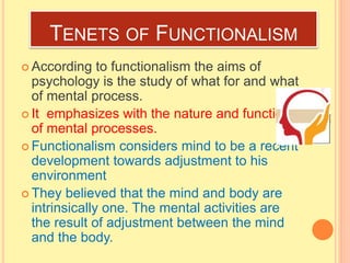 Schools of Psychology - Structuralism, Functionalism, Behaviorism ...