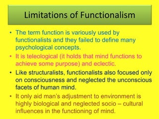 Functionalism Psychology