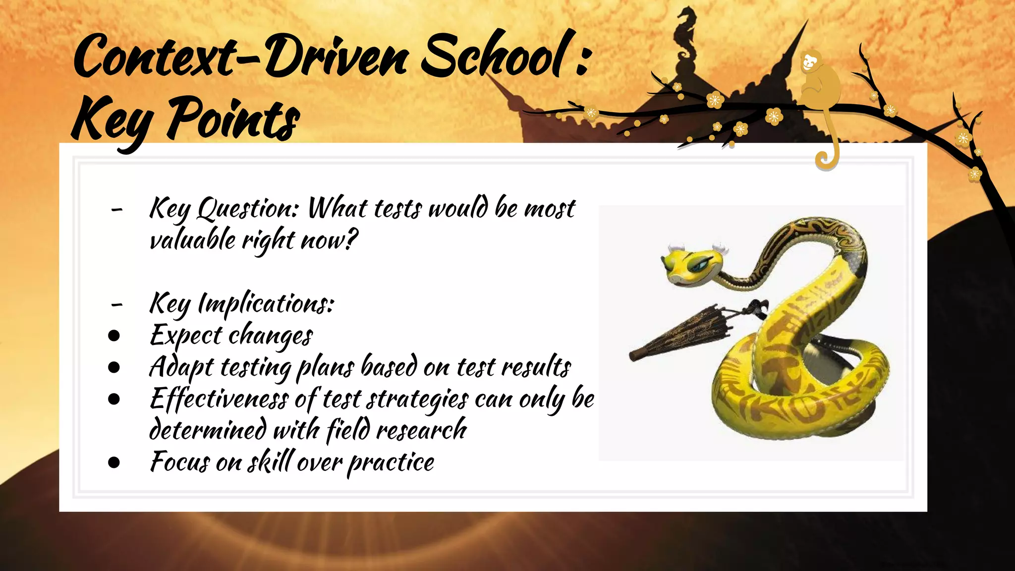 Schools Of Software Testing Ppt