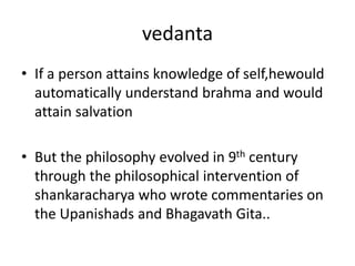 Hindu philosophical Schools of thought | PPTX
