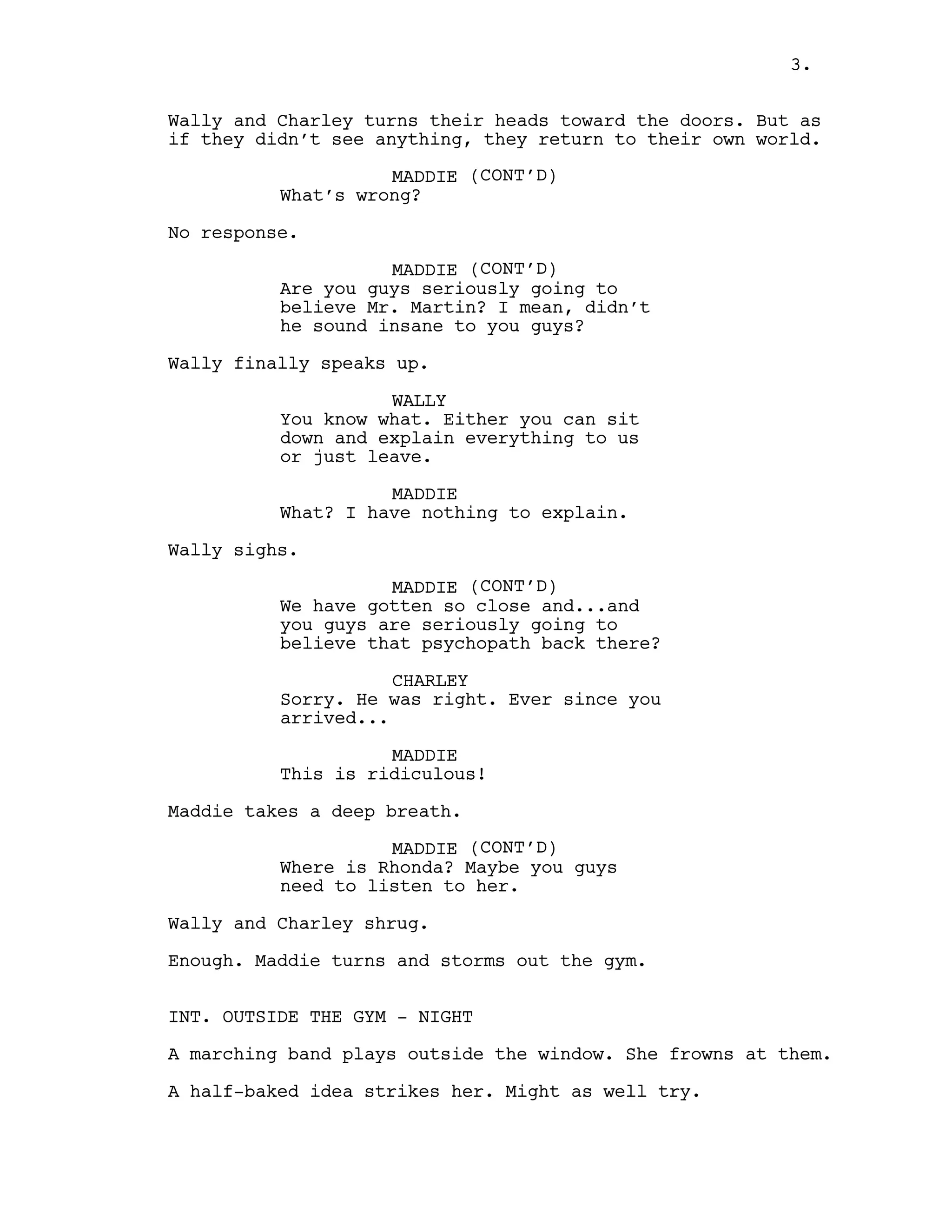 School Spirits 2x01 Act Three (Daniel Pan) | PDF