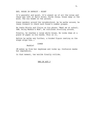 School Spirits 2x01 Act Three (Daniel Pan) | PDF