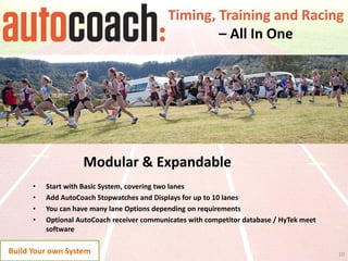 School Sports Timing Upgrade with AutoCoach | PPT