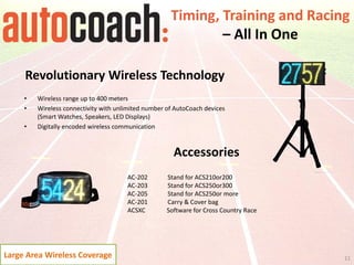School Sports Timing Upgrade with AutoCoach | PPT