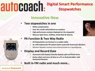 School Sports Timing Upgrade with AutoCoach | PPT