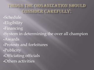 SCHOOL SPORTS INTRAMURALS | PPTX