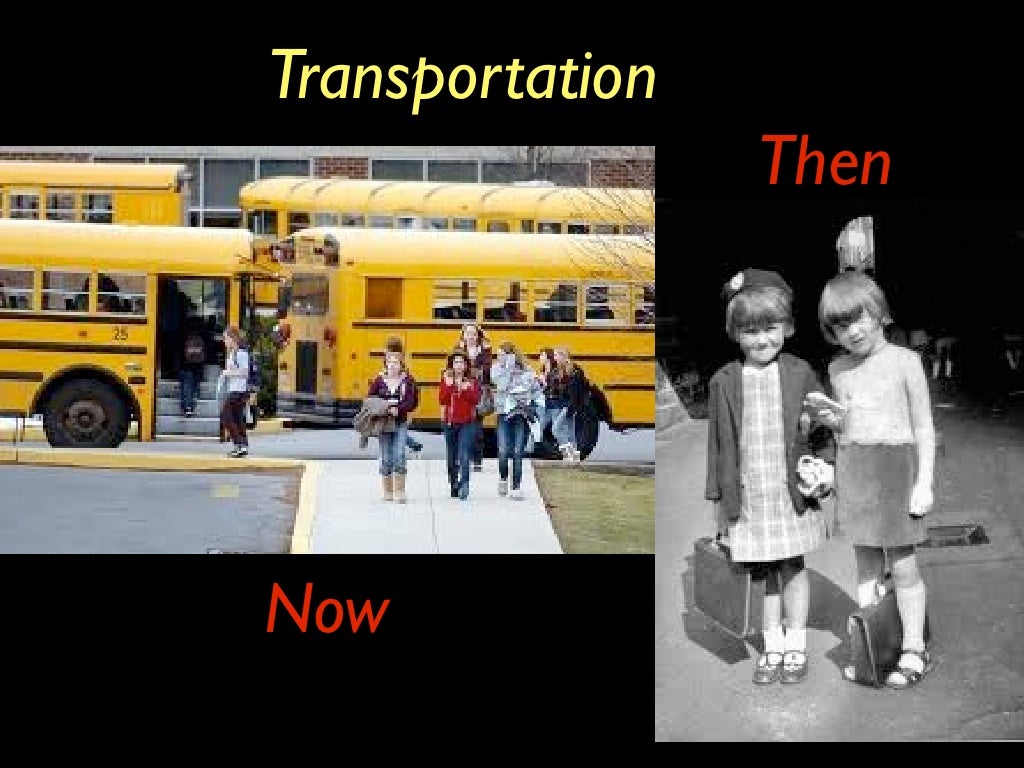 Schools then and now