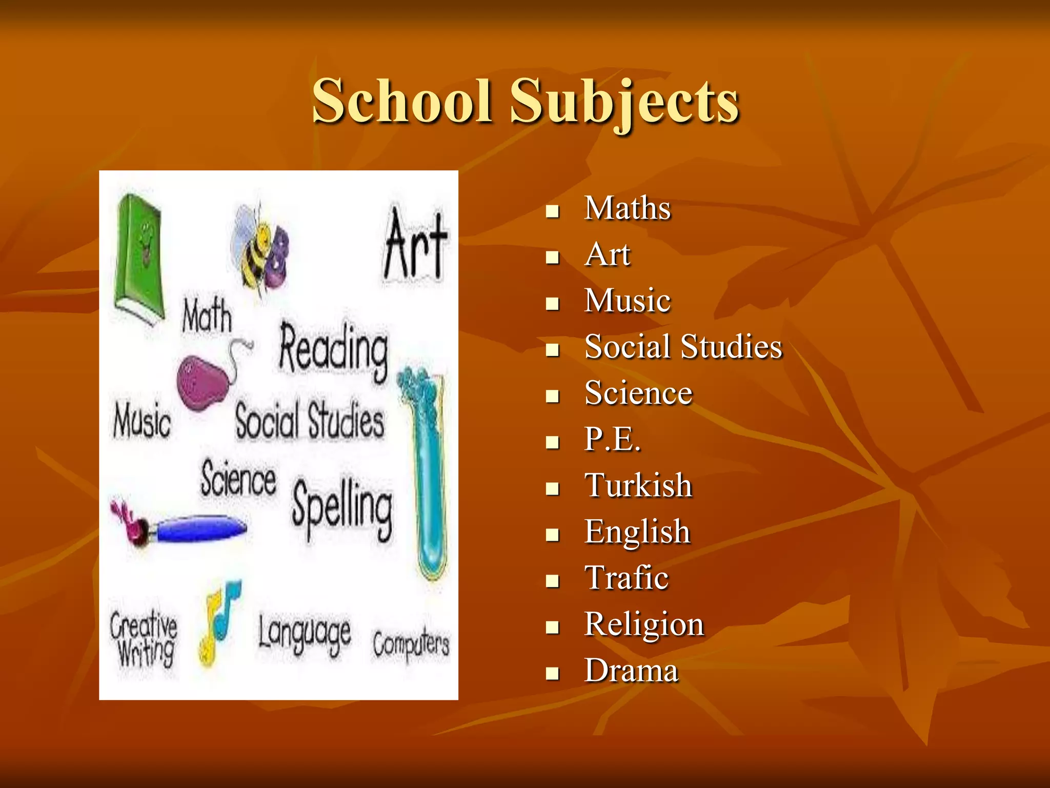 School subjects | PPT