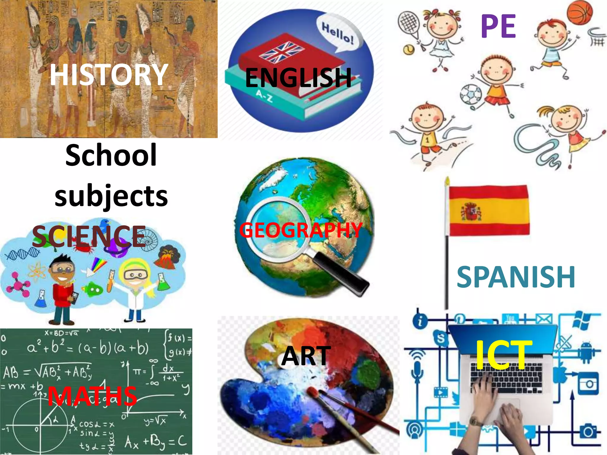 School subjects | PPT | Free Download