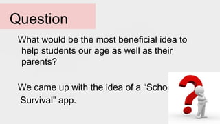 School survival presentation | PPT