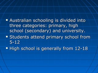 School system in australia | PPT