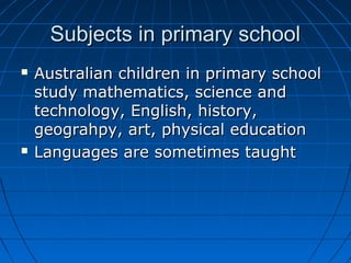 School system in australia | PPT
