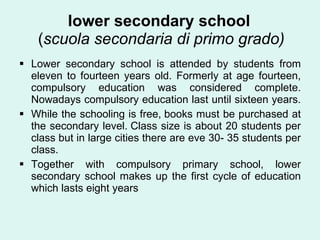 School system in italy | PPT