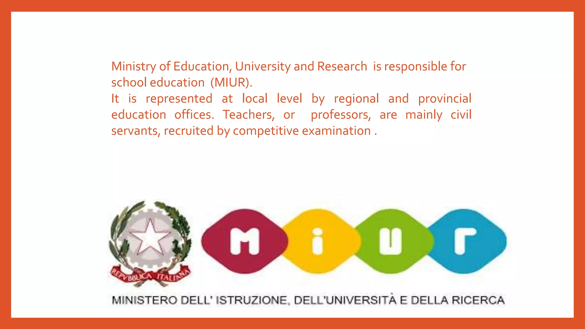 School system in italy | PPTX