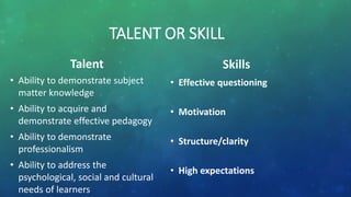 School, teacher & student | PPTX