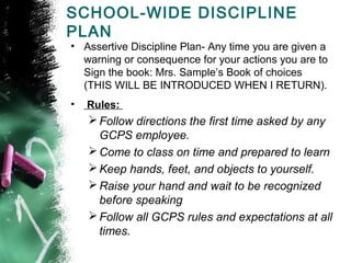 School & team expectations 2014 2015 | PPT