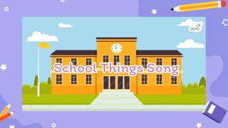 School things.pptx for the younger students | PPT