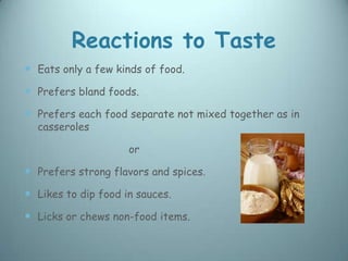 School training module seven,autism and sensory differences | PPT