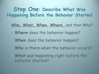 School training module twelve,understanding behavior in stud | PPT