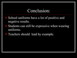 School Uniforms | PPT