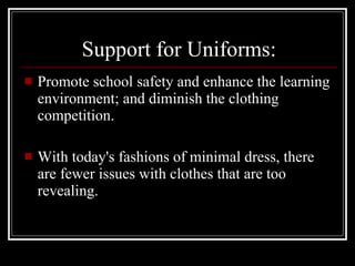 School Uniforms | PPT