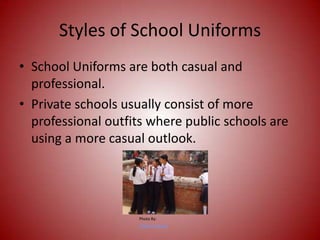 School Uniforms | PPTX