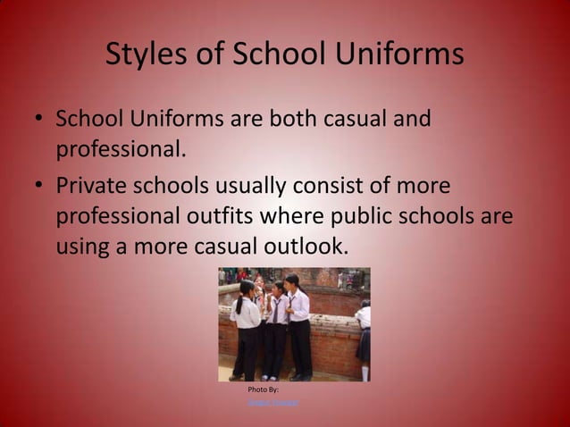 School Uniforms | PPT
