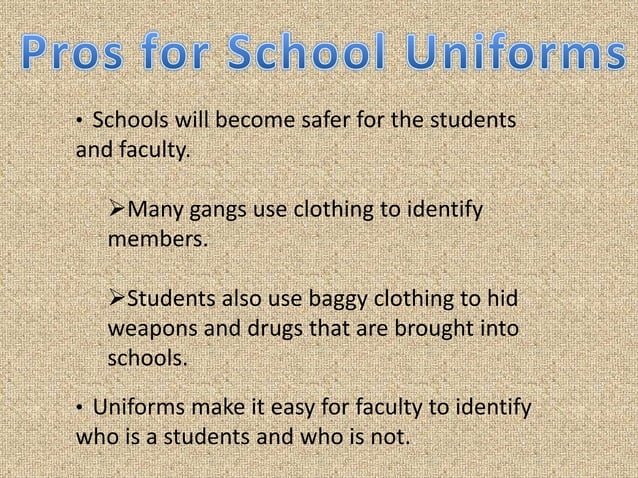 School Uniforms | PPTX