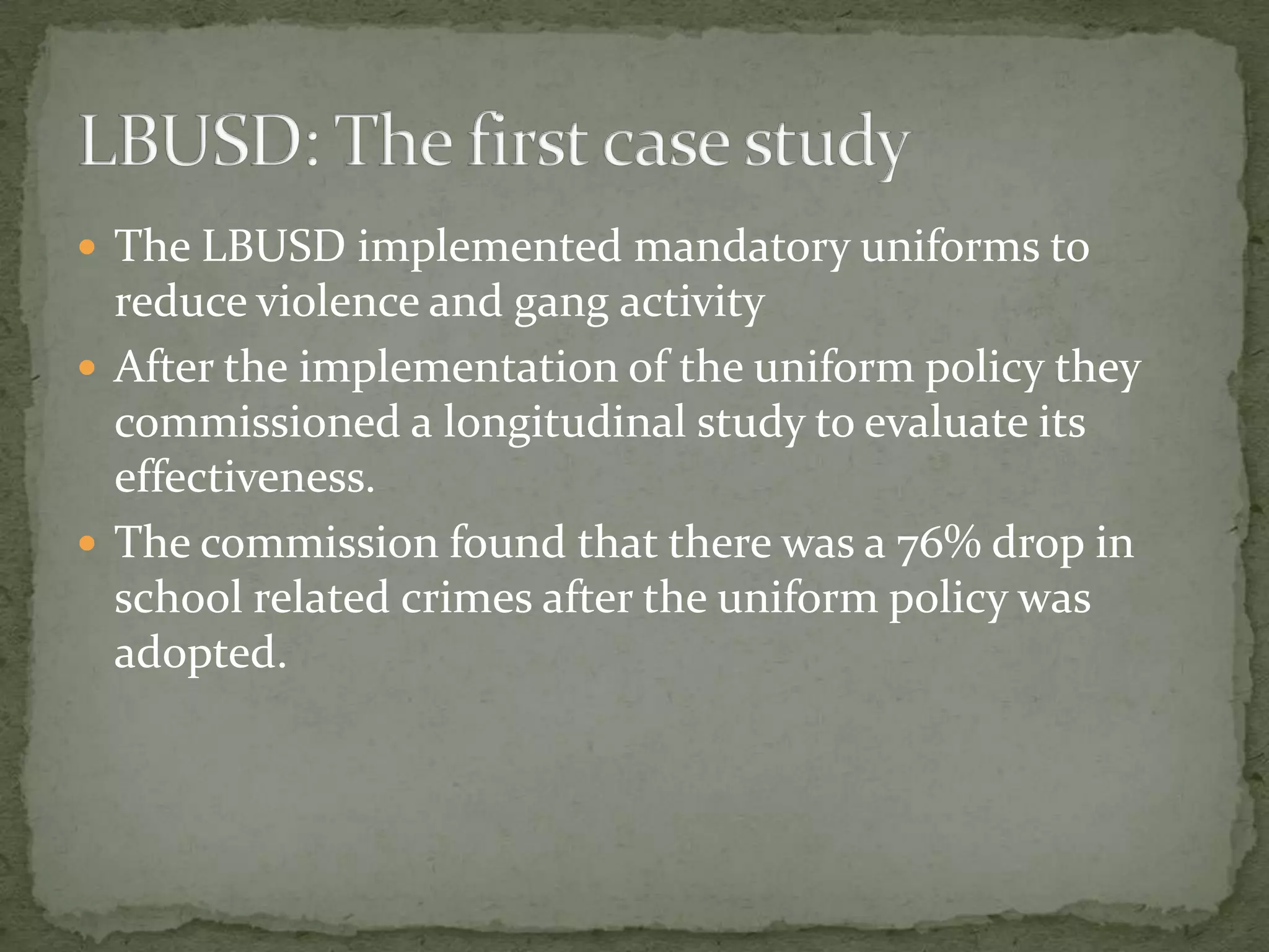 School Uniforms | PPTX