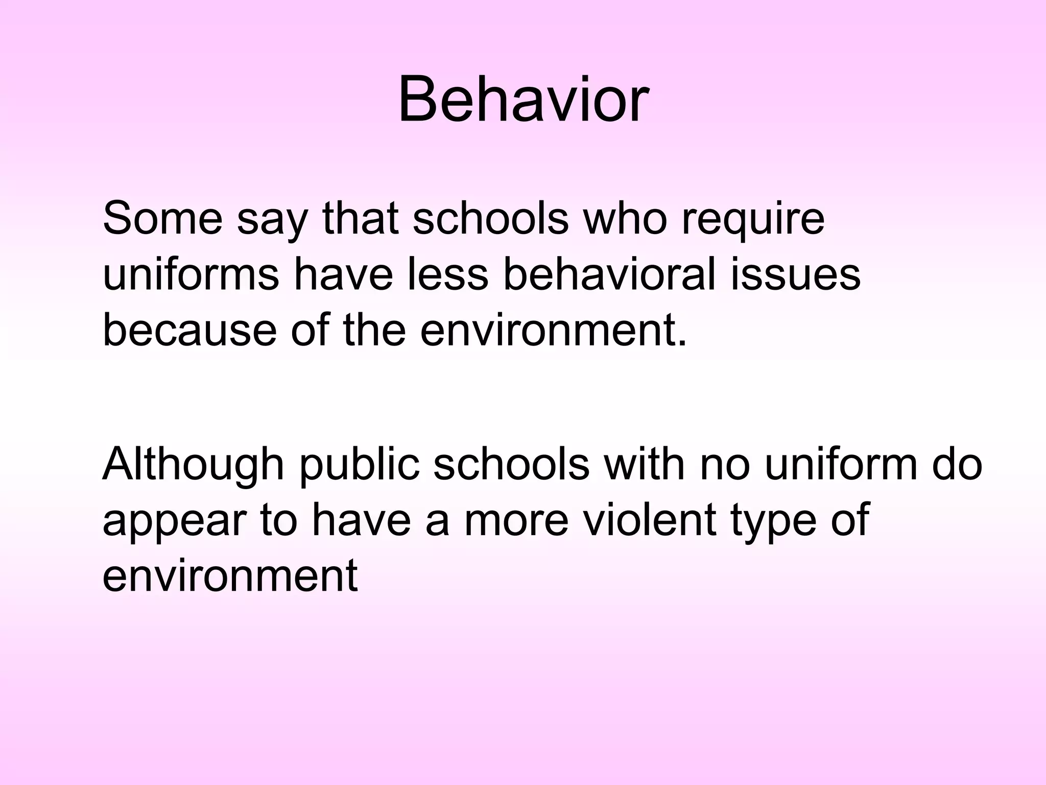 School Uniforms.ppt