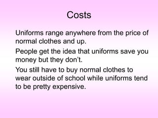 School Uniforms.ppt