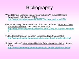 School Uniforms.ppt