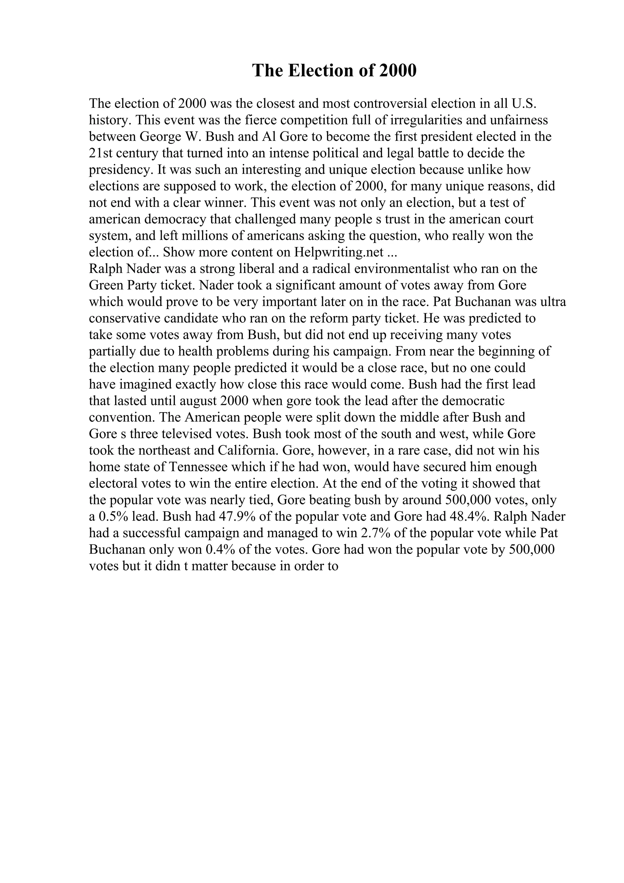 School Uniforms Argument Essay | PDF