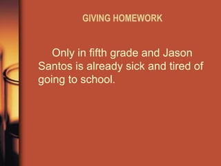 School uniforms, ID, and Giving Homeworks | PPT