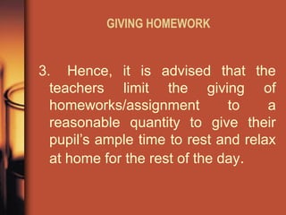 School uniforms, ID, and Giving Homeworks | PPT