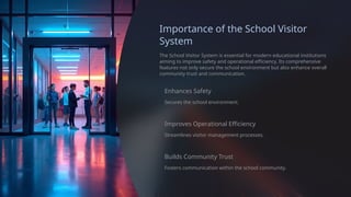 School Visitor System | Secure Visitor Check-In for Schools | PPTX