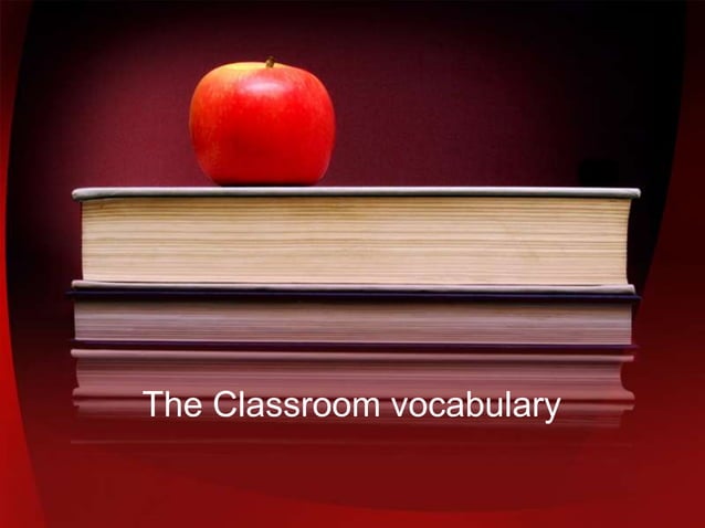 School vocabulary | PPT