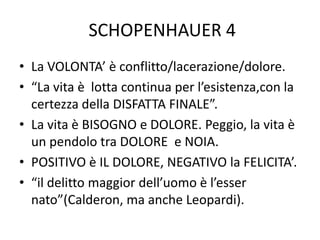 Schopenhauer e nietzsche | PPTX