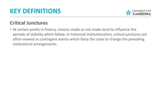 Using historical institutionalism as a method for qualitative process ...