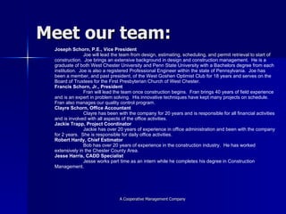 Schorn Construction Co Slideshow | PPT