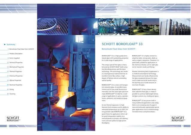 Schott borofloat-glass | PDF